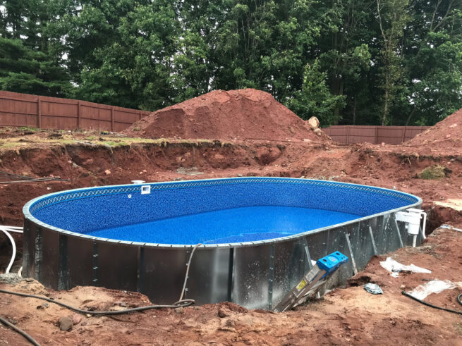 Semi-Inground Pool Builder in Rockland, Westchester & Orange County, NY